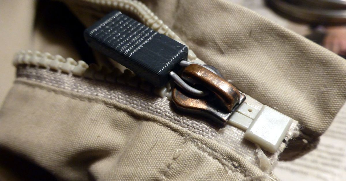 Zipper Handle/Pull by Area51 | Download free STL model | Printables.com