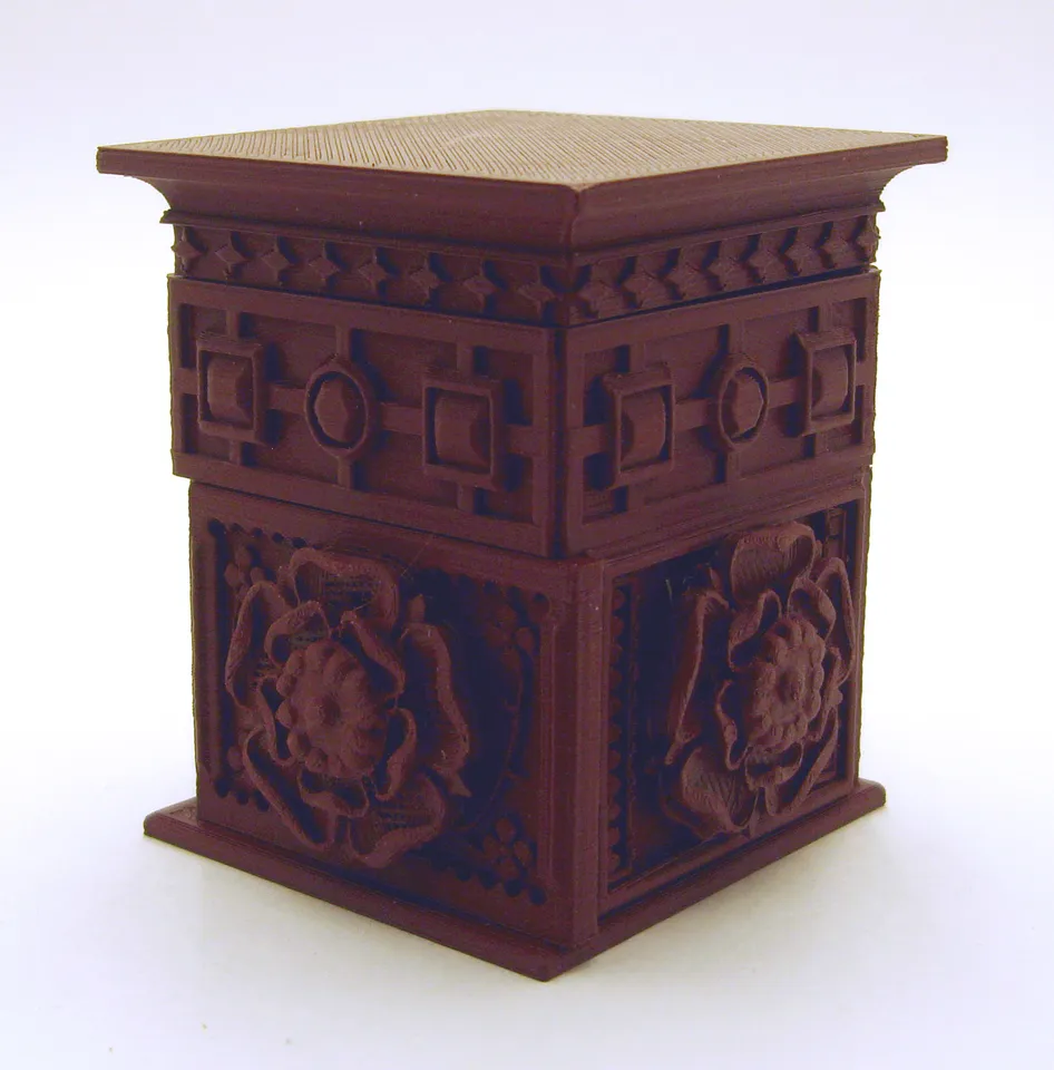 The Tudor Rose Box (with secret lock) by Loubie3D | Download free STL ...