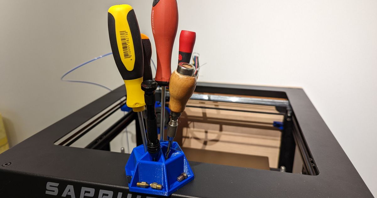 Free standing screwdriver stand by JoerT | Download free STL model ...