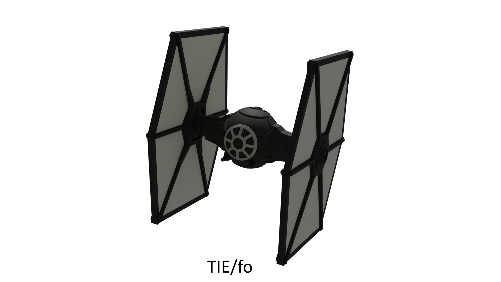 Star Wars First Order TIE Fighter by DanielAlex | Download free STL ...