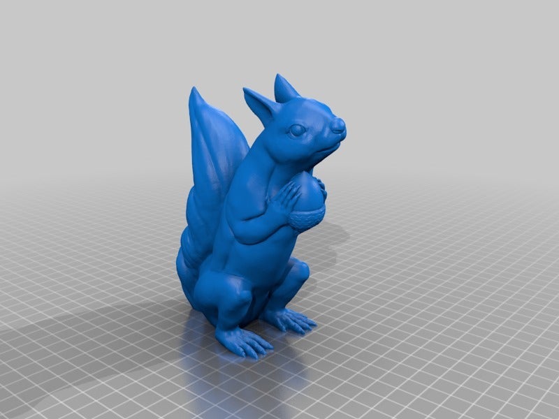 Squizzle! A Supports Free Squirrel Sculpt by Loubie3D | Download free ...