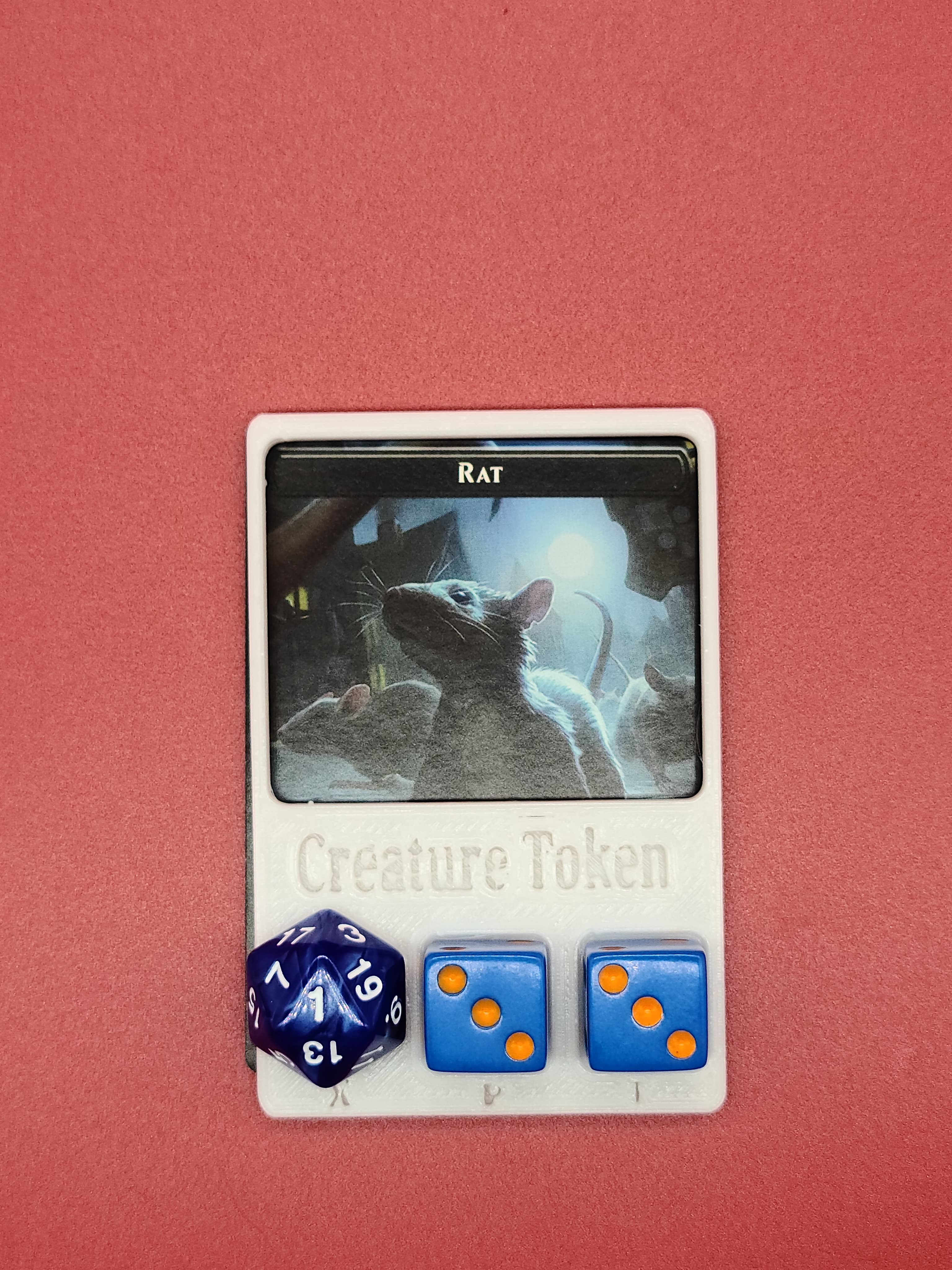 MTG CREATURE TOKEN OVERLAY FOR D20 por Jason Horine | Descargar modelo ...