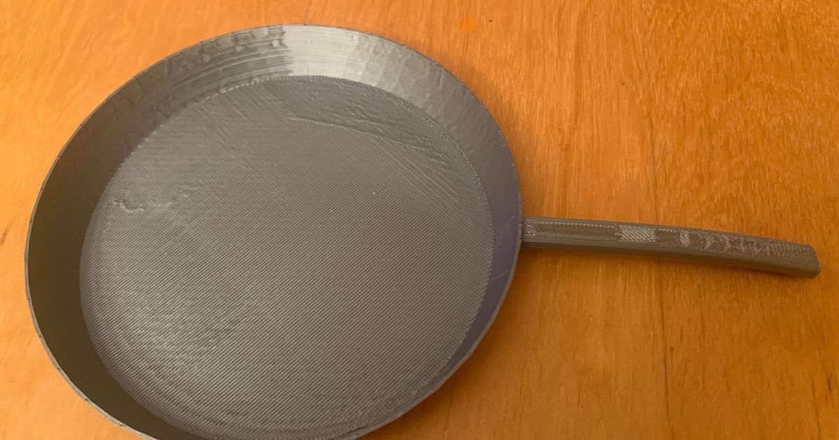 Frying pan by PixelPy | Download free STL model | Printables.com