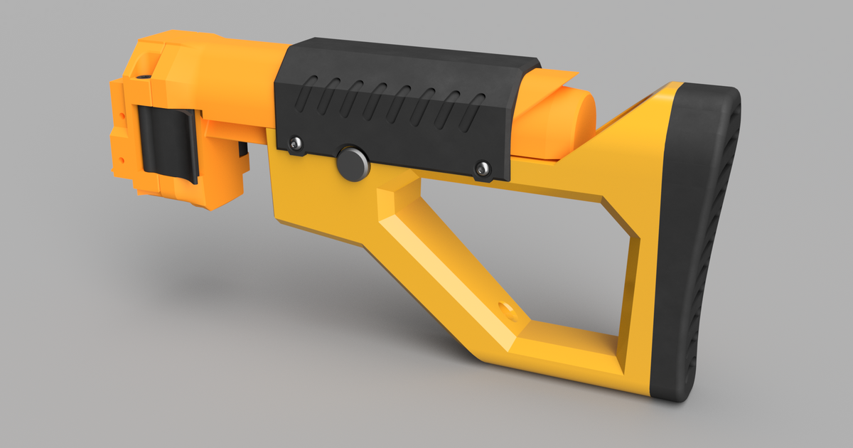 Adjustable Stock for FDL-3 by Cederb | Download free STL model ...