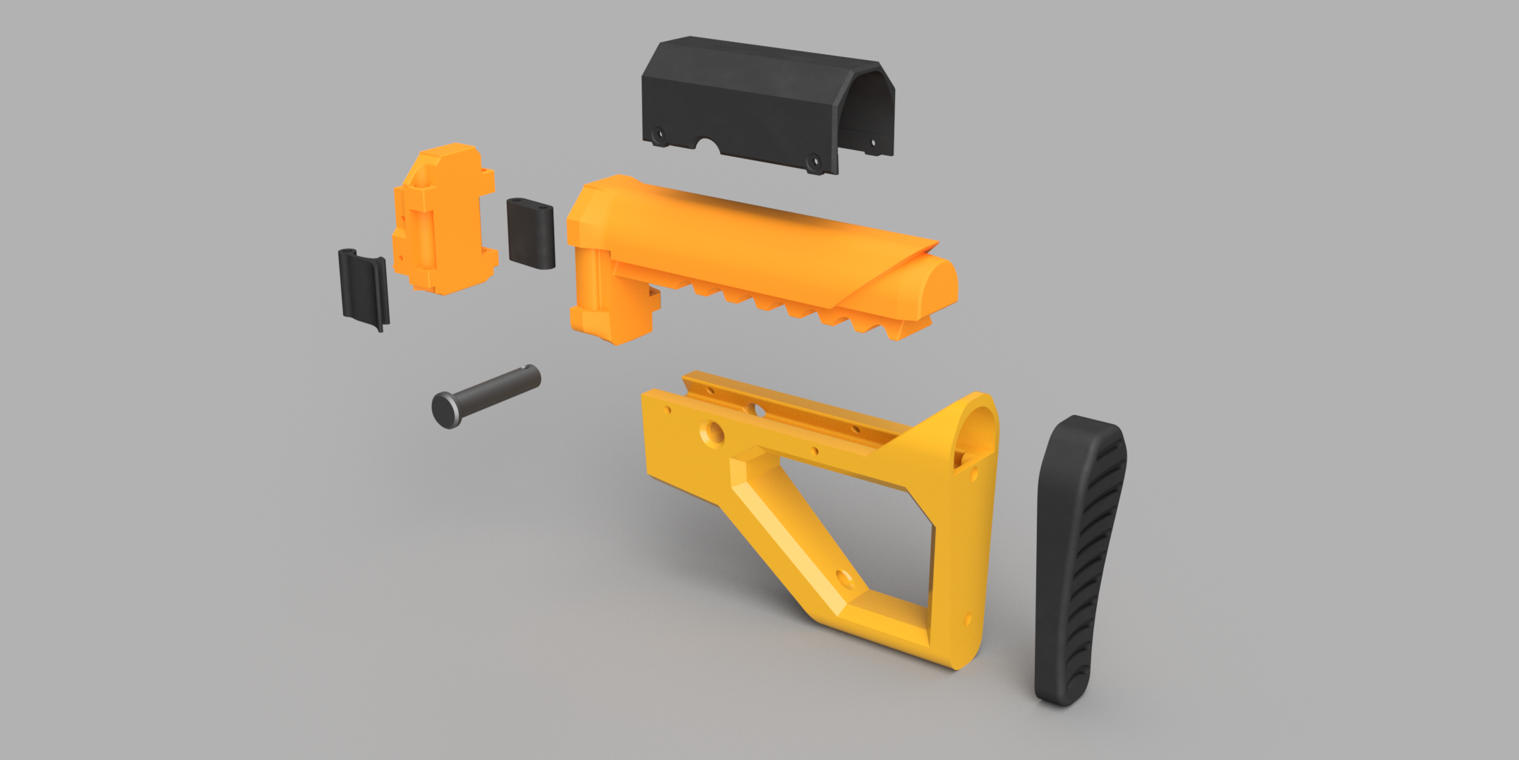 Adjustable Stock for FDL-3 by Cederb | Download free STL model ...