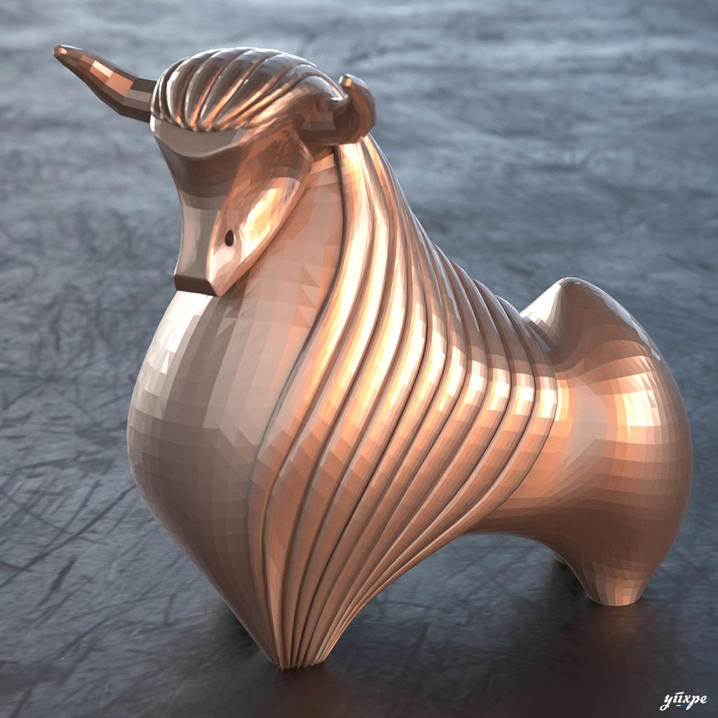 Bull Design by yiixpe | Download free STL model | Printables.com