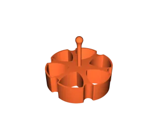 Triangular Pill Bottle Holder by markury | Download free STL model ...