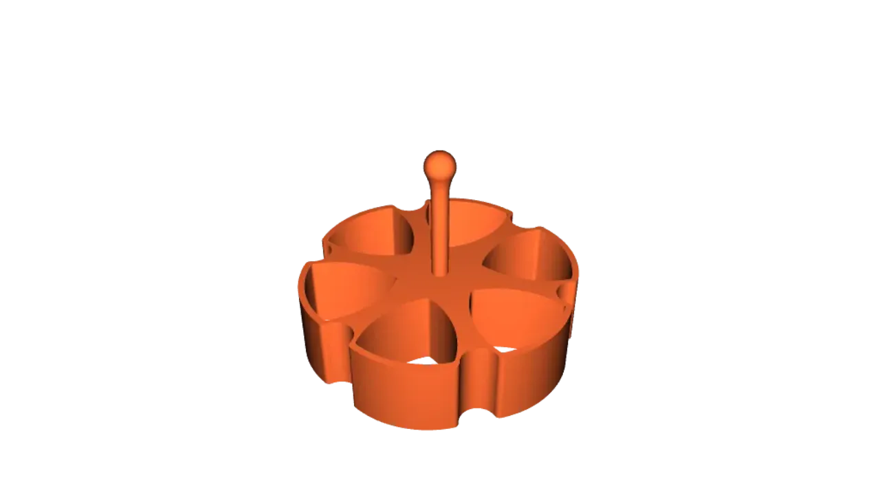 Triangular Pill Bottle Holder by markury | Download free STL model ...