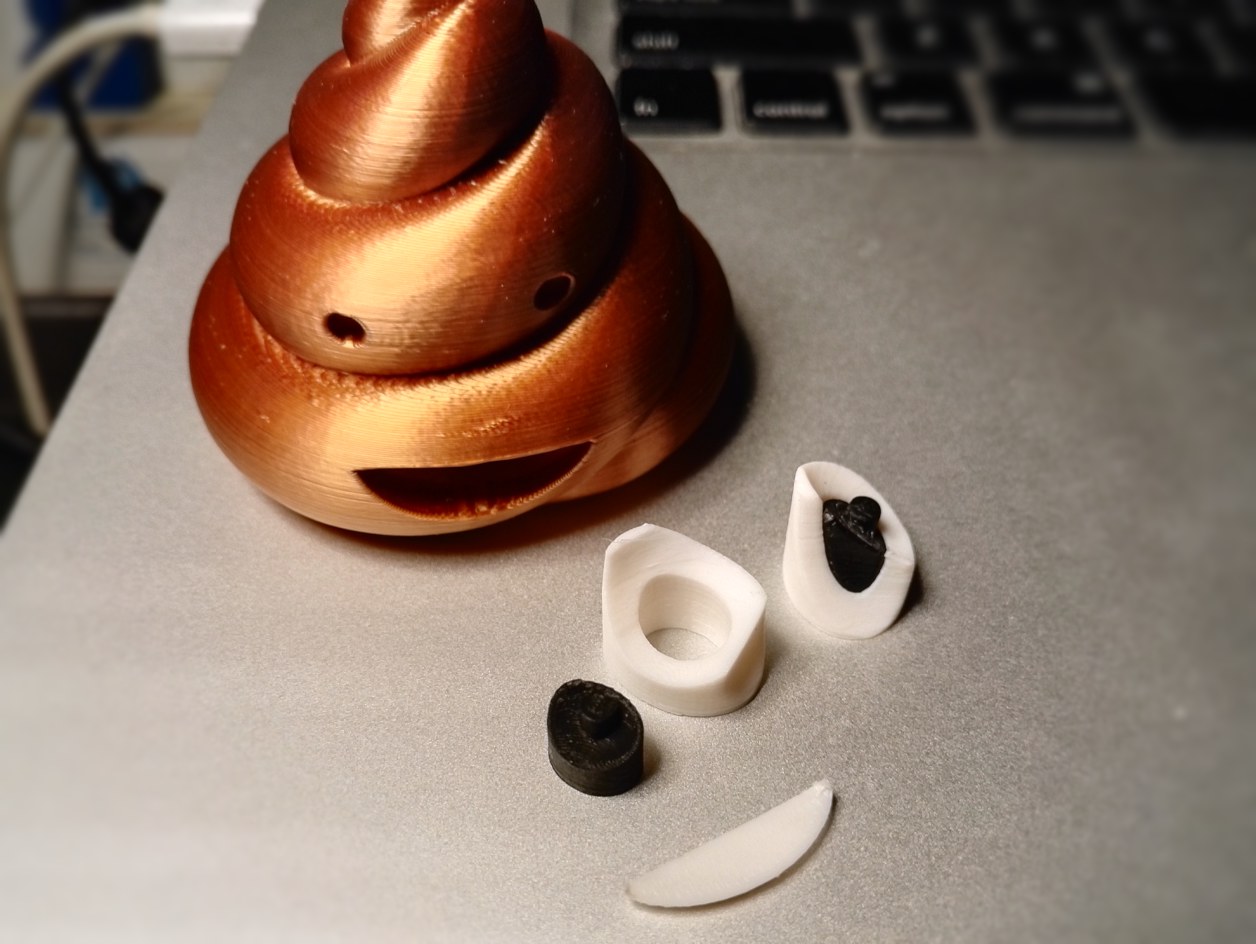 Pile of Poo Emoji (U+1F4A9) by DrLex | Download free STL model ...