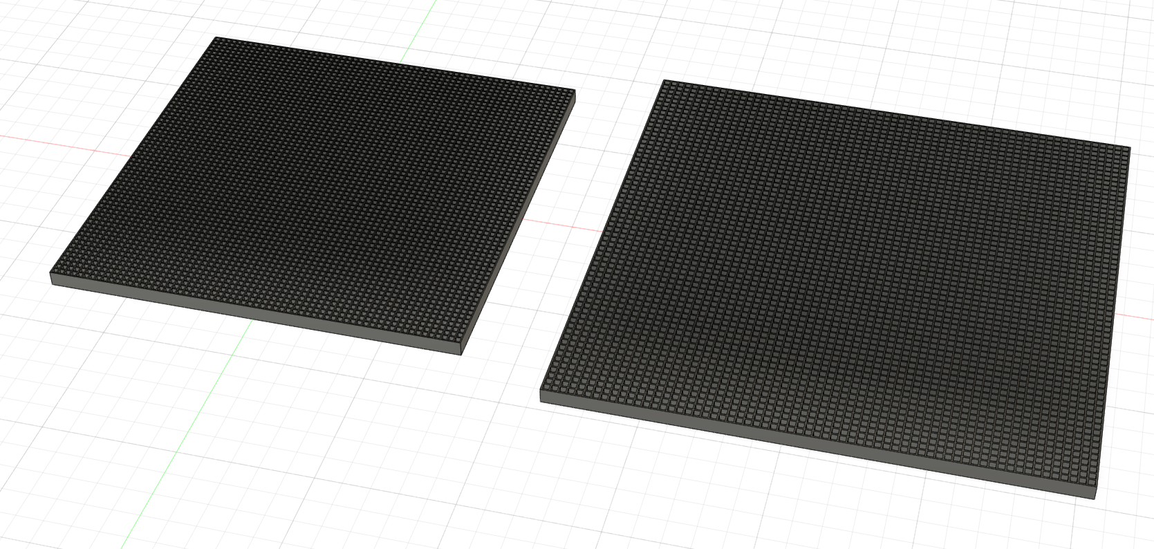 Adafruit 64x64 LED Matrix grids por nlapenn | Descargar modelo STL ...