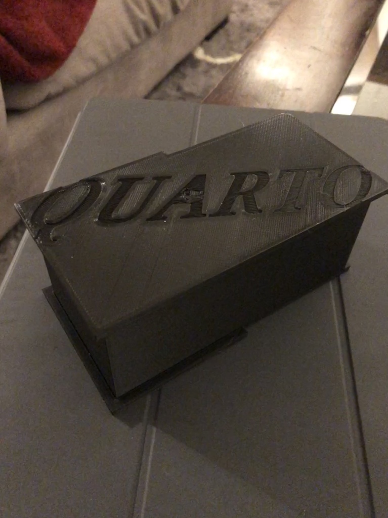 Quarto w/ Box & Board by Lex | Download free STL model | Printables.com