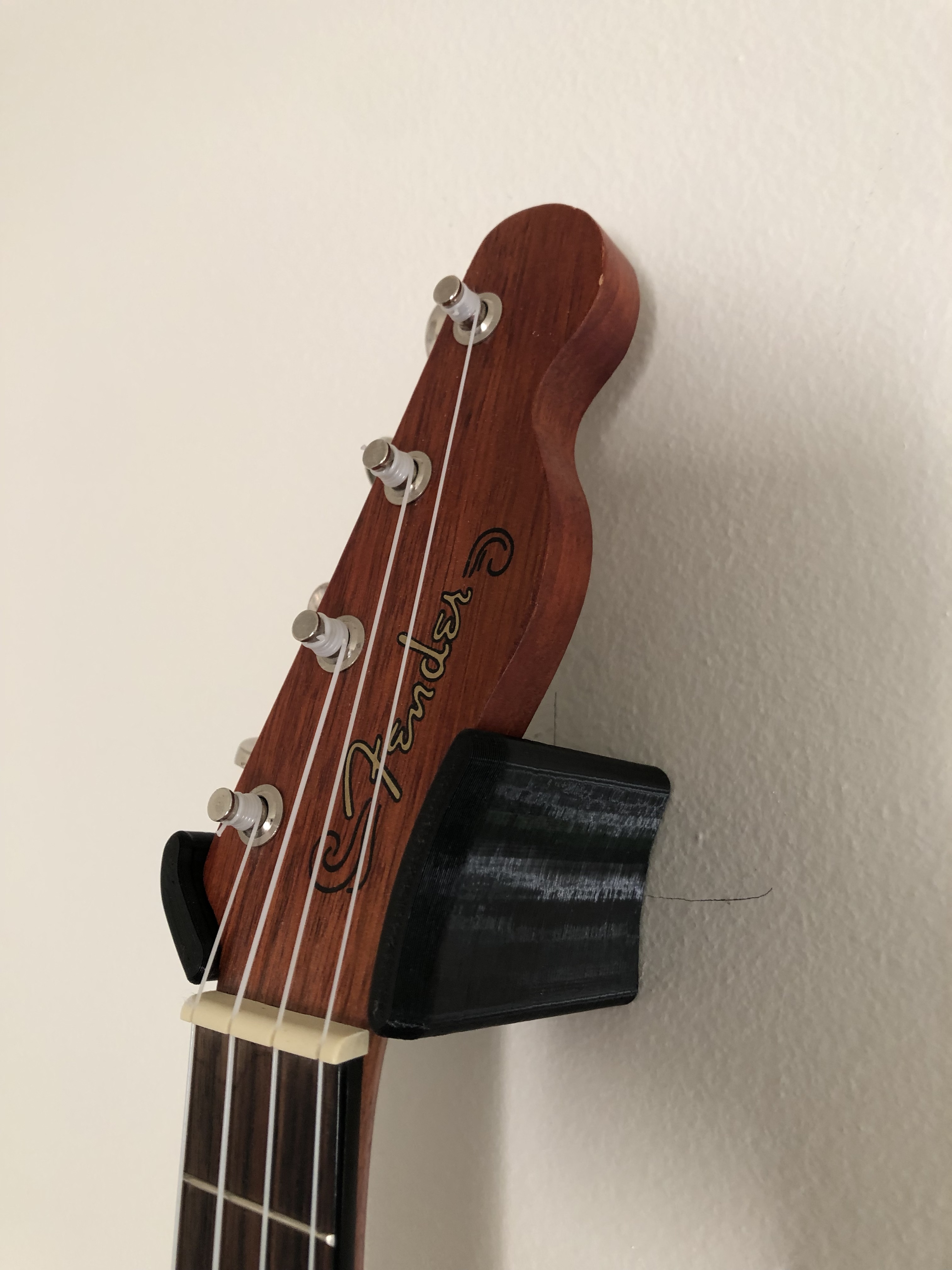 Fender Ukulele Wall Mount by jabbanman | Download free STL model ...