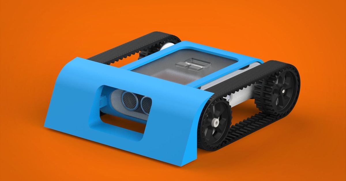 Micromelon Rover Sumo Ramp Scoop by Micromelon Robotics | Download free ...