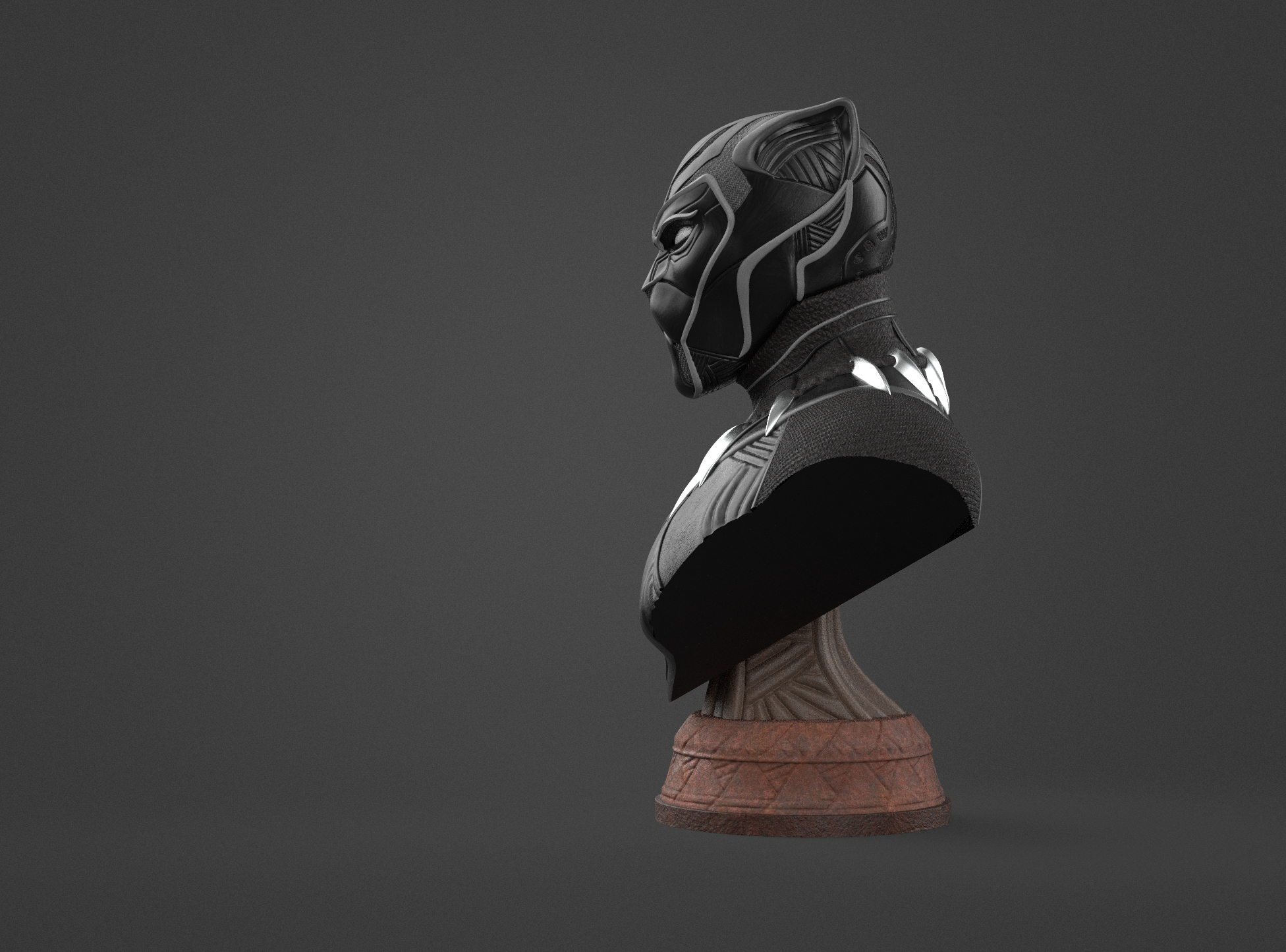 Black Panther bust by Wekster | Download free STL model | Printables.com