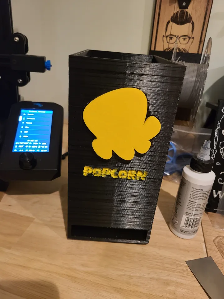 Popcorn Bag Dispenser by Gibbernaut | Download free STL model ...