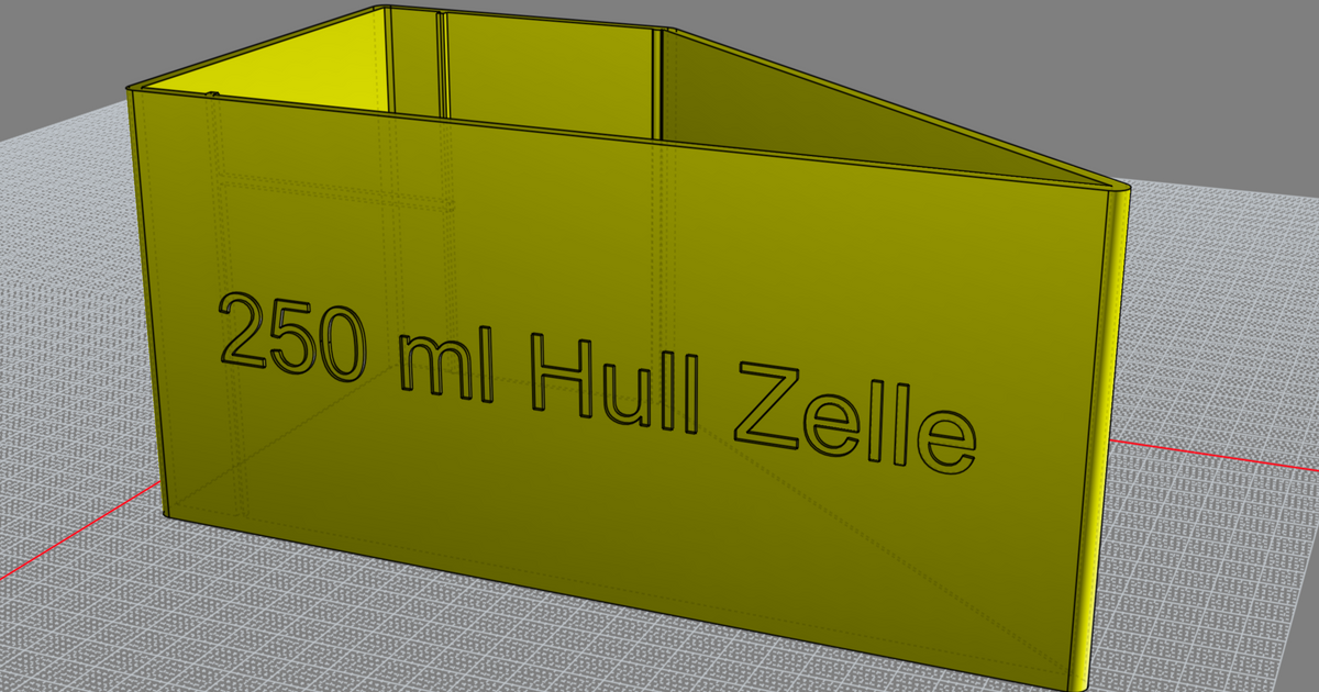 Hullzelle (Hull Cell) 250 ml by MB | Download free STL model ...