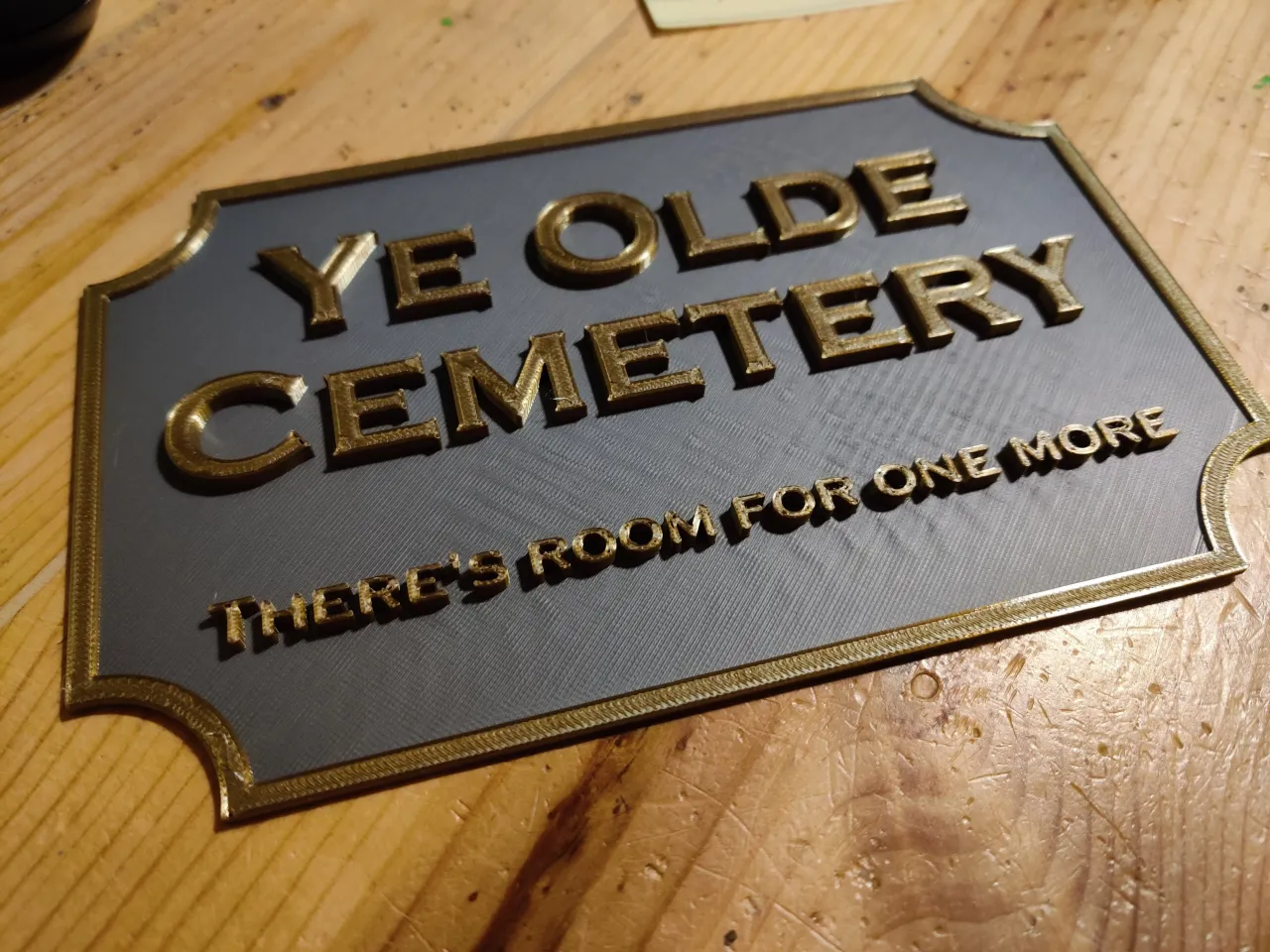 Cemetery Sign by MadTNOTN | Download free STL model | Printables.com