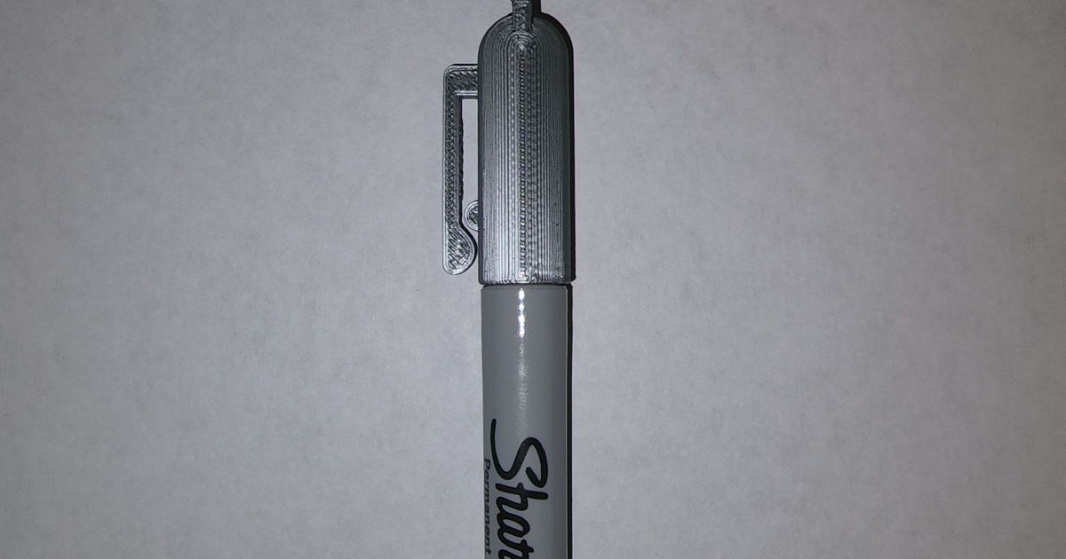 Sharpy - (Bench)Marker Cap by Spool Designs | Download free STL model ...