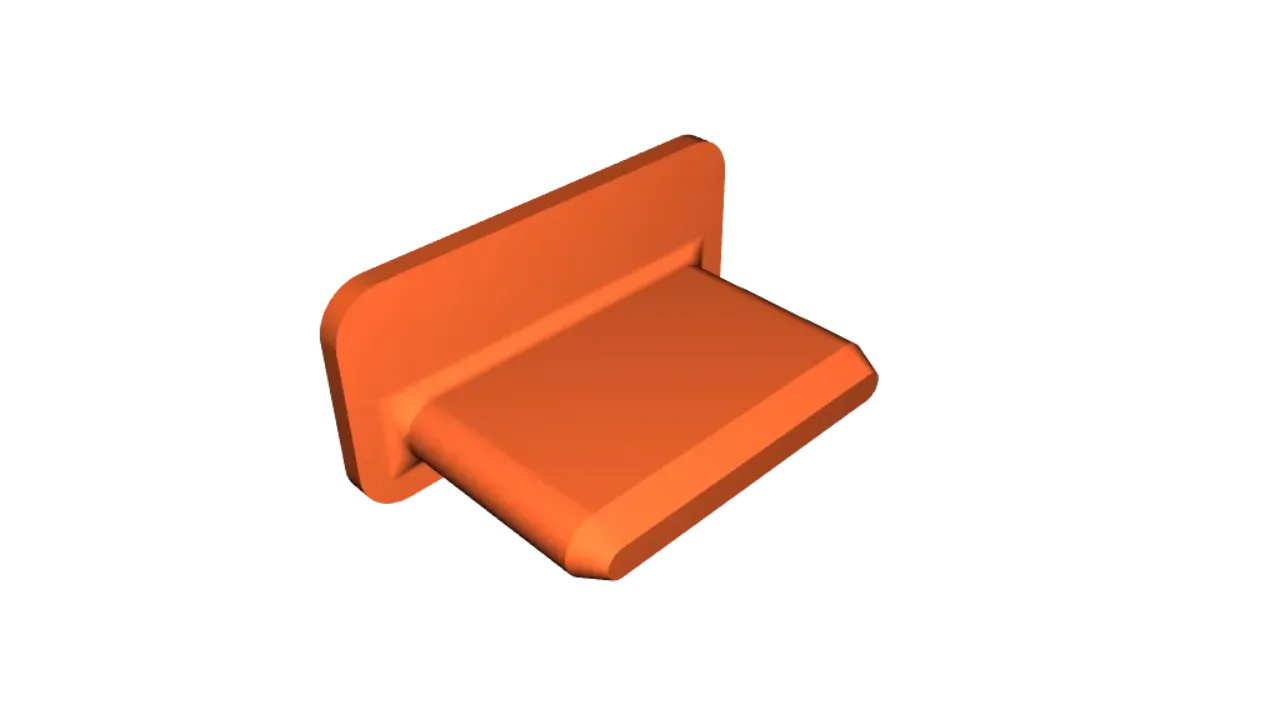 Cover plug for USB-A socket by Cederb | Download free STL model ...