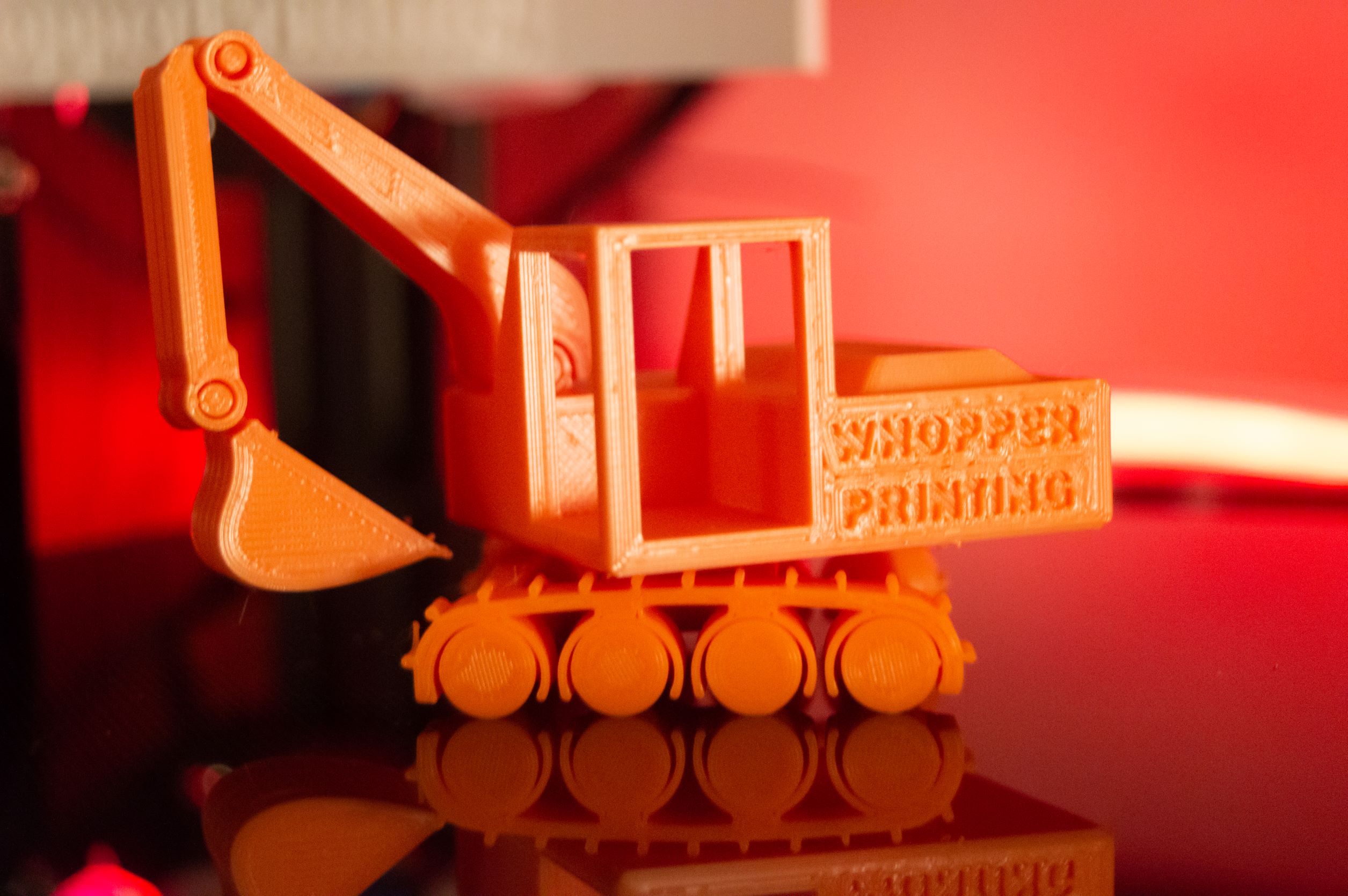 Print-In-Place Excavator by WhopperPrinting | Download free STL model ...
