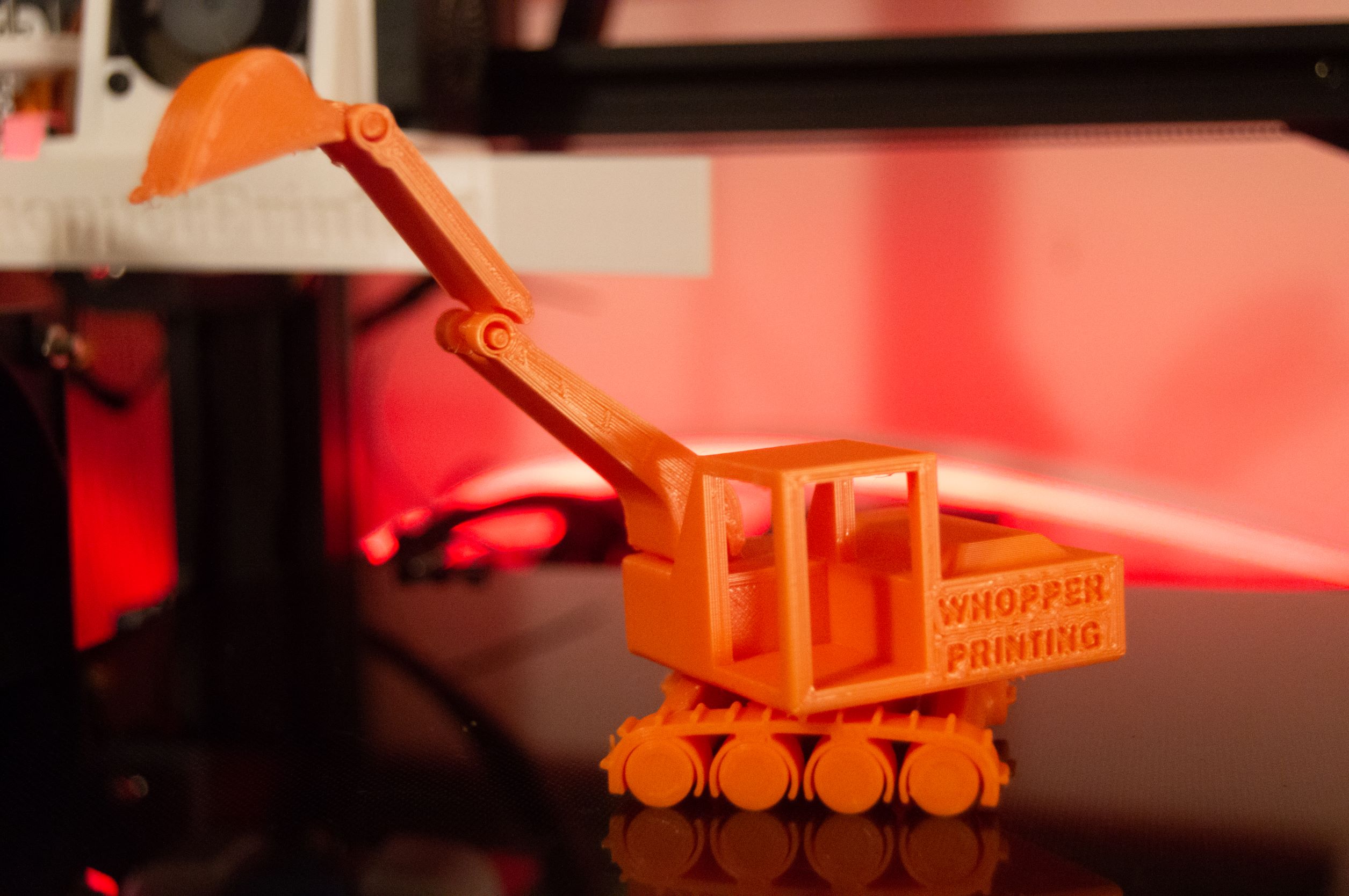 Print-In-Place Excavator by WhopperPrinting | Download free STL model ...