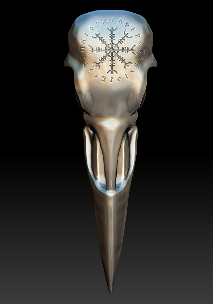 Raven skull da Jeff | Scarica il modello STL gratuito | Printables.com