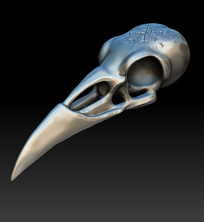 Raven skull da Jeff | Scarica il modello STL gratuito | Printables.com