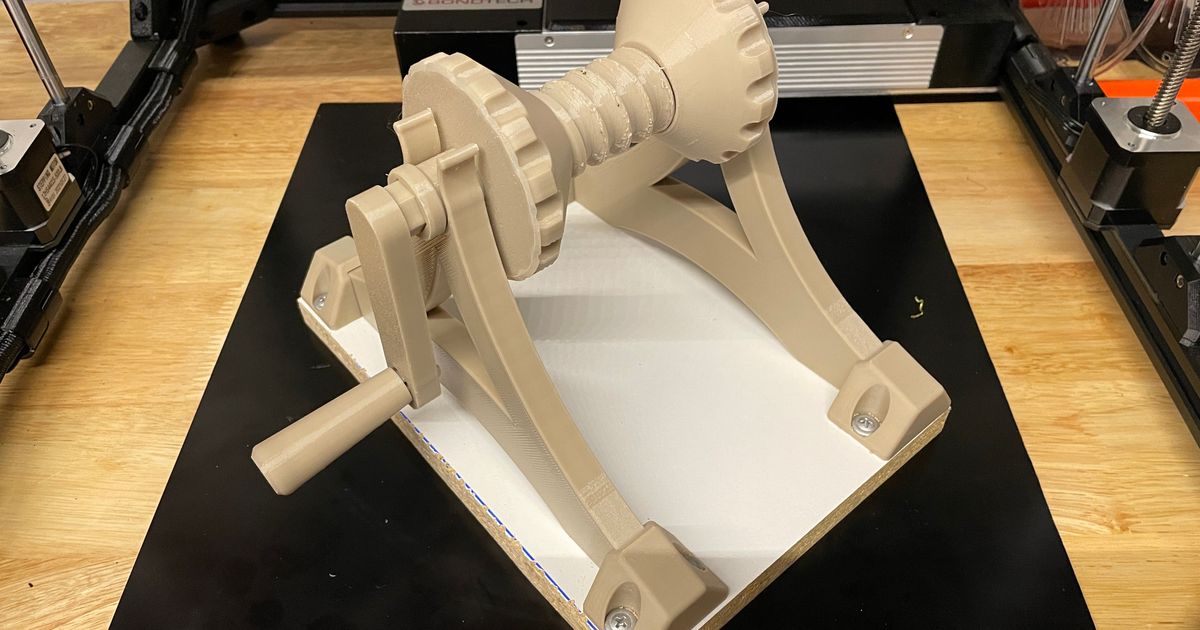 Feet for filament spooler by Martin_au | Download free STL model ...