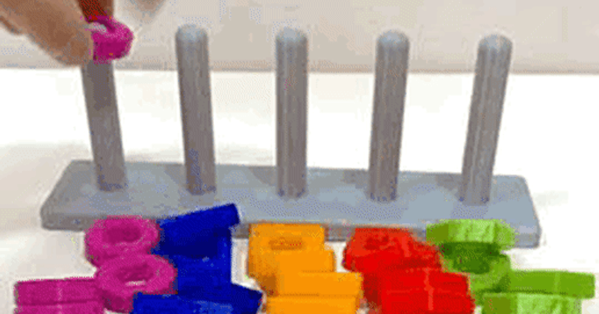 Didactic stacking game for toddlers by Fheder | Download free STL model ...