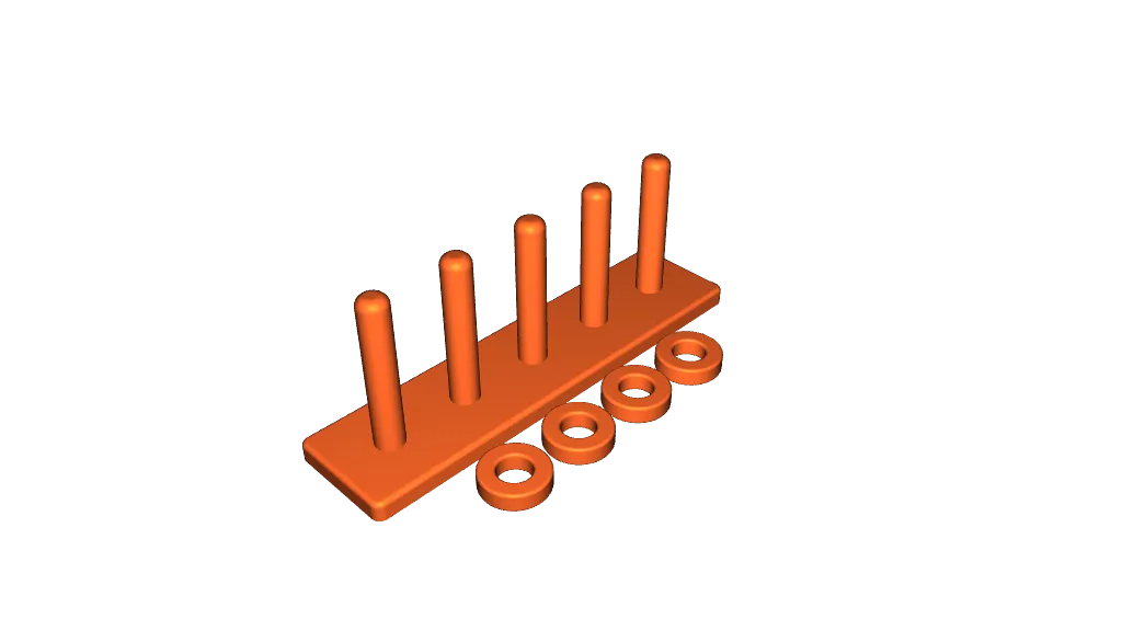 Didactic stacking game for toddlers by Fheder | Download free STL model ...