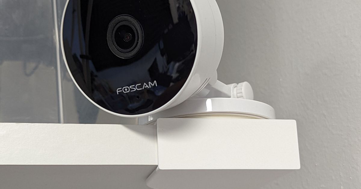 Foscam C2M no-drill mount by zeroflow | Download free STL model ...