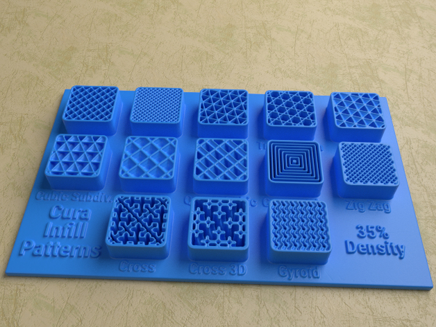 Cura Infill Patterns Display Models by Lyl3 | Download free STL model ...