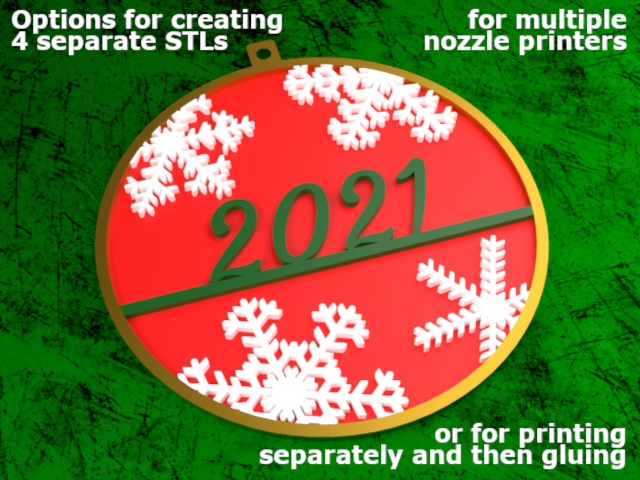 Customizable Christmas Name Ornament by Lyl3 | Download free STL model ...