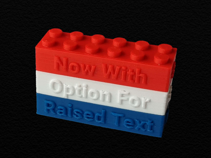 Customizable LEGO compatible Text Bricks od autora Lyl3 | Stáhněte si ...