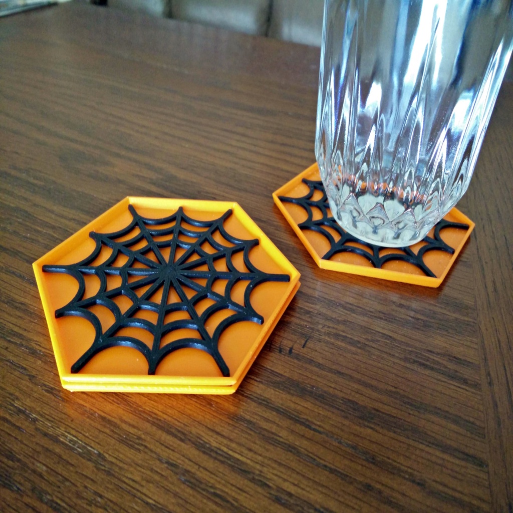 Two-Piece Stacking Hexagon Coaster by Lyl3 | Download free STL model ...