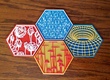 Two-Piece Stacking Hexagon Coaster by Lyl3 | Download free STL model ...