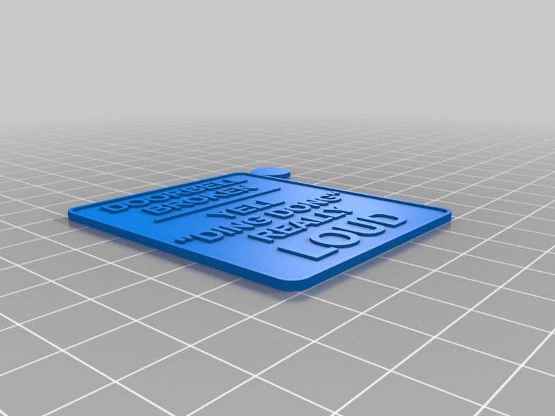 Doorbell Broken Sign by Lyl3 | Download free STL model | Printables.com