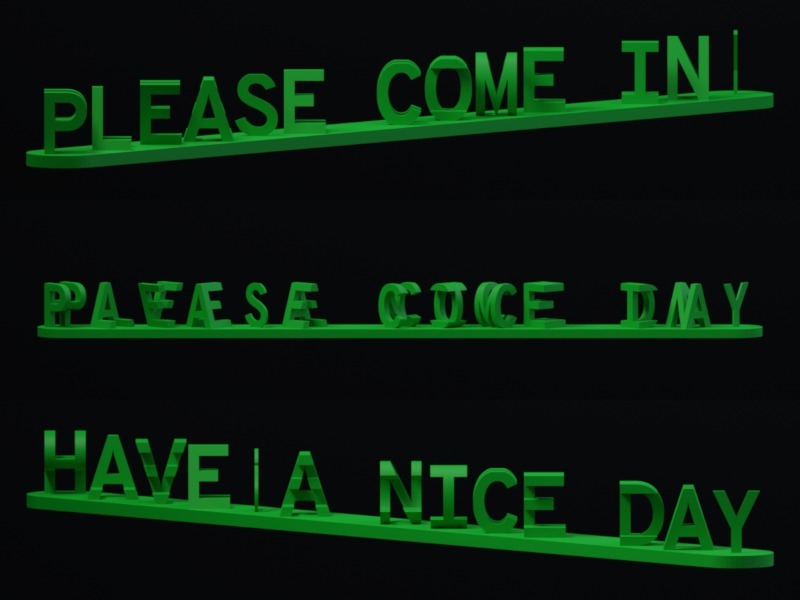 Dual Letter Blocks Illusion Customizer by Lyl3 | Download free STL ...