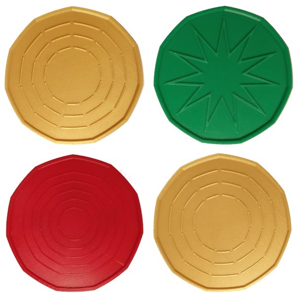 Hidden Internal Lithophane Coasters by Lyl3 | Download free STL model ...