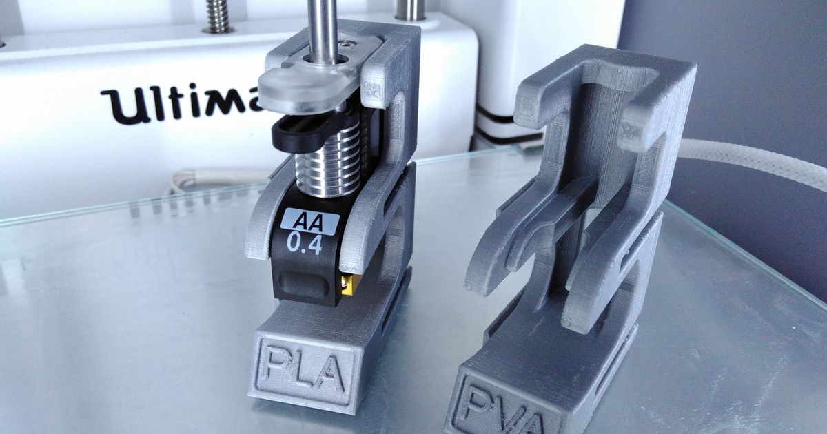 Modular desk Stand for Ultimaker Print Cores by Cederb | Download free ...