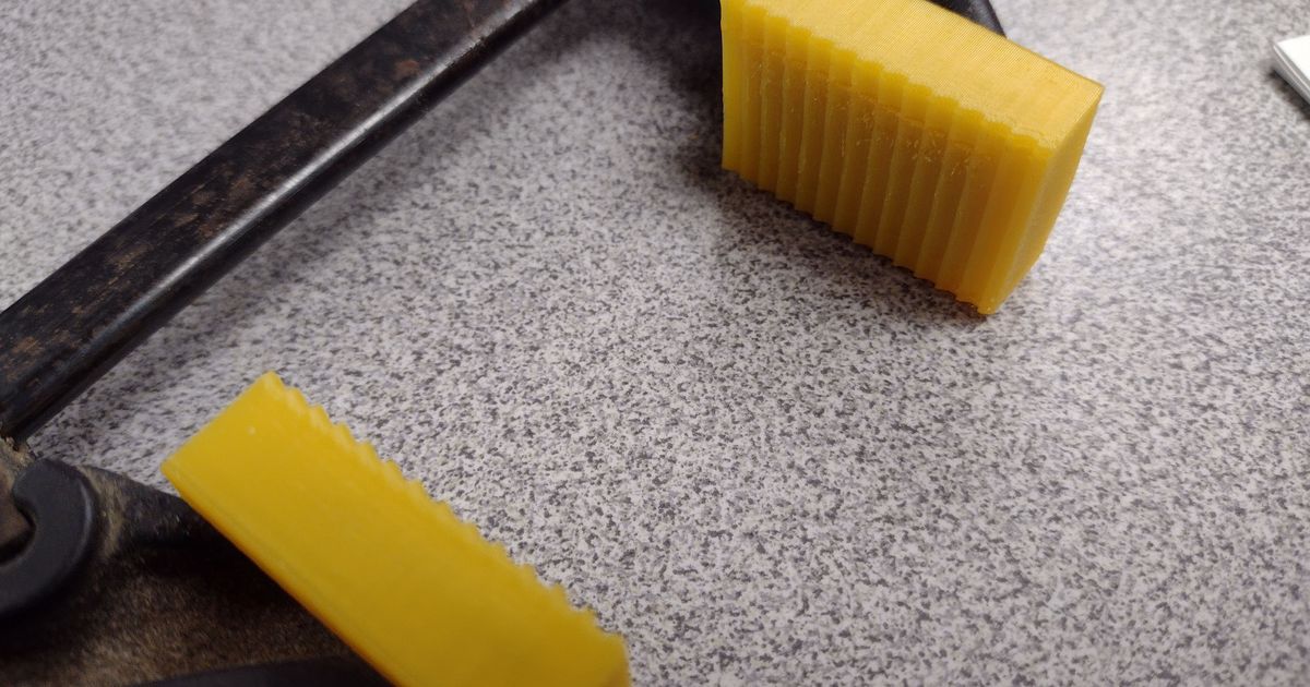 Quick-Grip clamp face by RiciR | Download free STL model | Printables.com