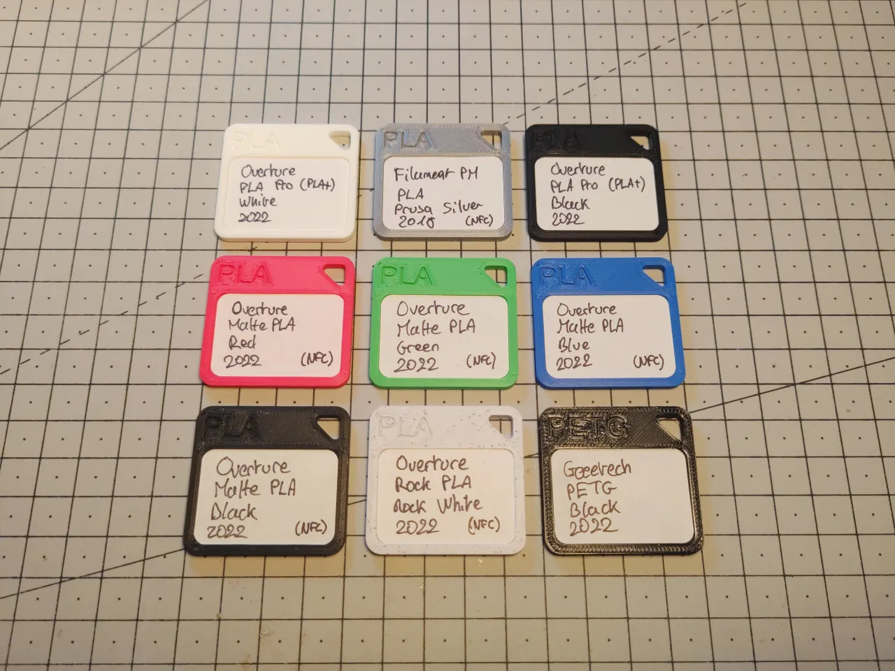 Filament Color Swatch by orax | Download free STL model | Printables.com