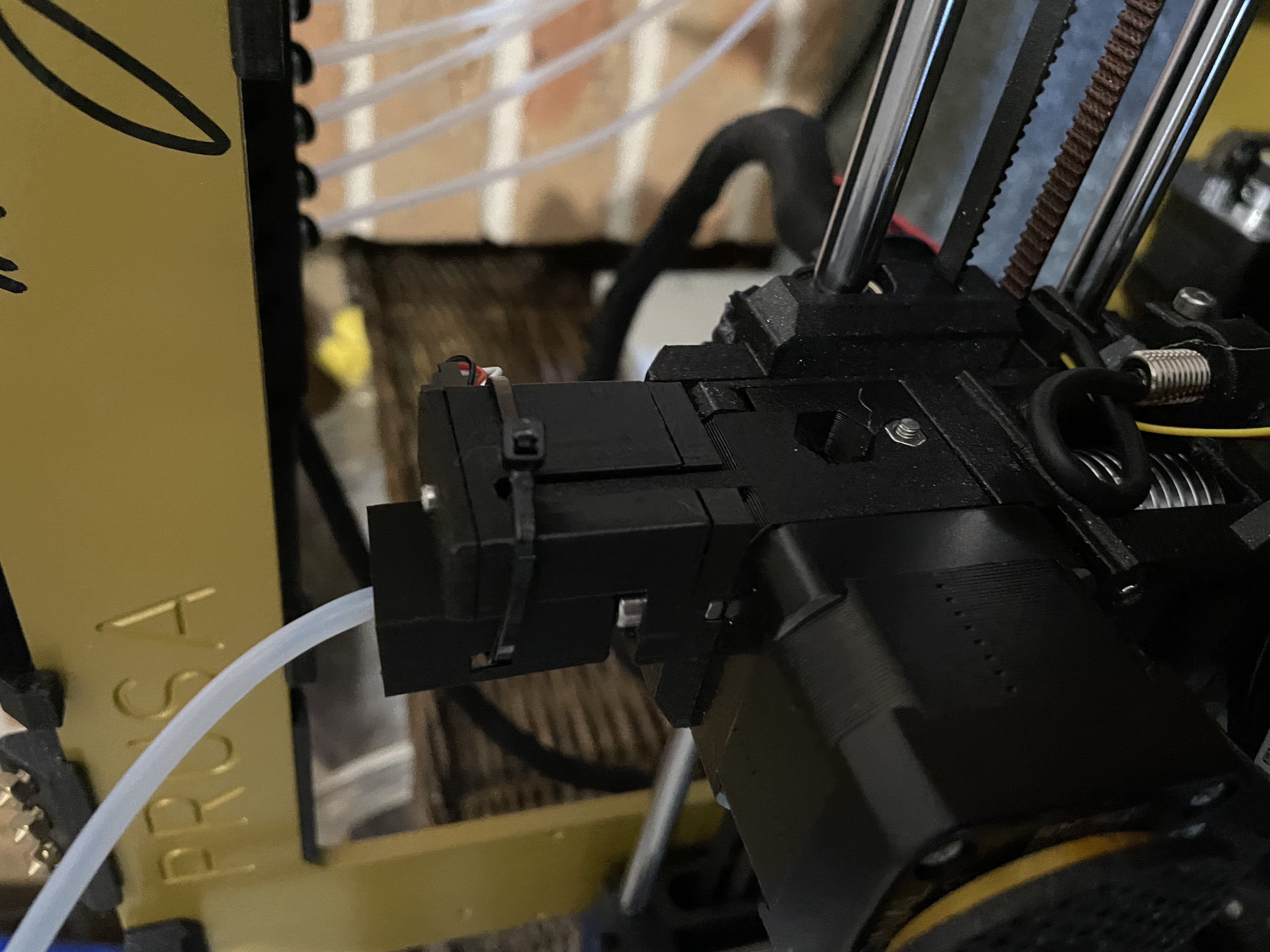 MMU2S PTFE Extruder tensioner mount by Bluefredcow01 | Download free ...