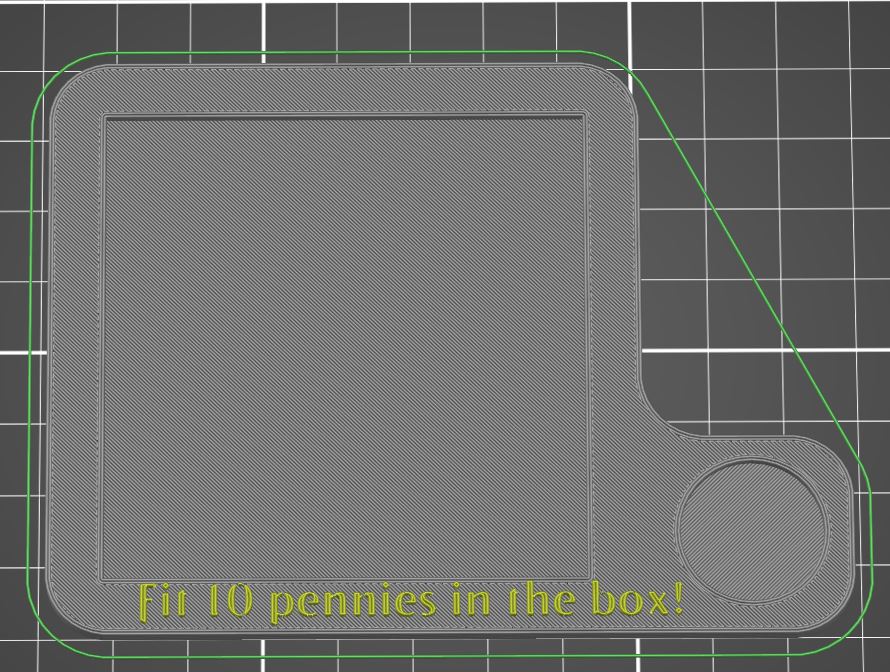 Fit 10 Pennies in the box with embossed letters by Jon916 | Download ...