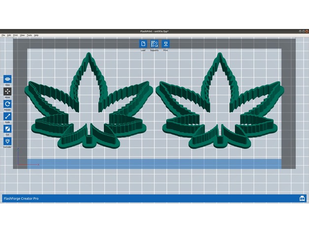 Cannabis Cookie Cutter - Marijuana Leaf by Lyl3 | Download free STL ...