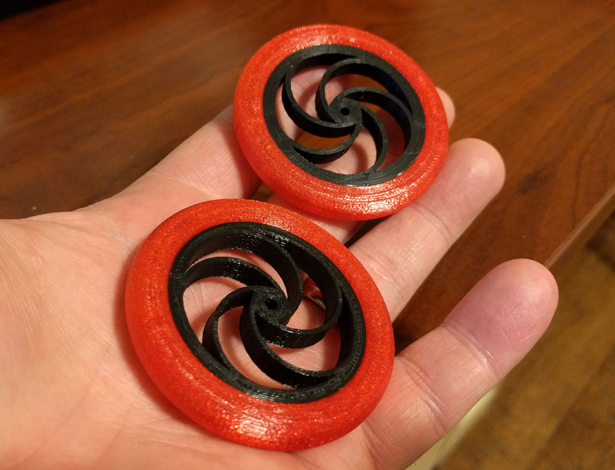 RC Spiral Wheel and Tire 62mm by Qrome | Download free STL model ...