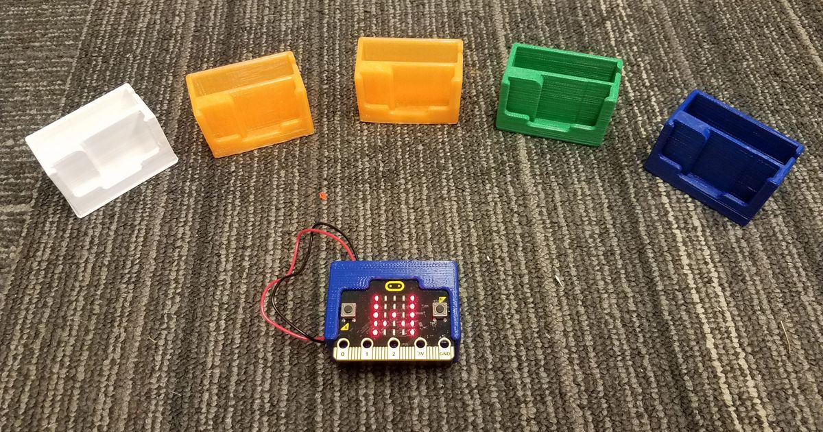 micro:bit Go Case by Scott Sieke | Download free STL model | Printables.com
