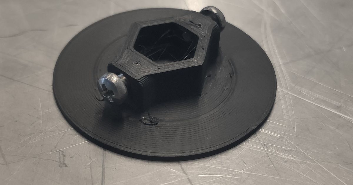 CP40 Nozzle Flange with locking screws by Magpie | Download free STL ...