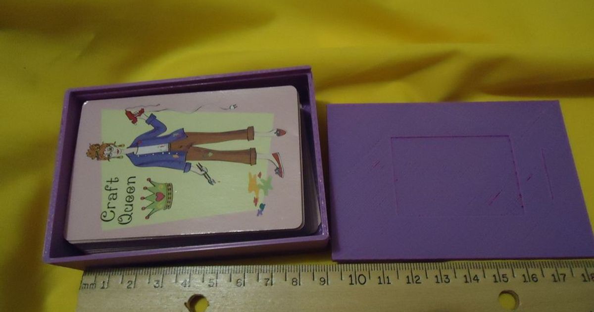 Craft Queen Playing Card Box by StringGoddess | Download free STL model ...