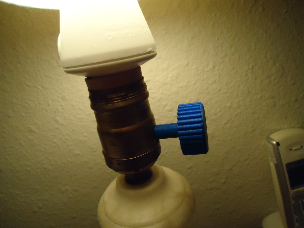 Bedroom Lamp Knob by StringGoddess | Download free STL model ...